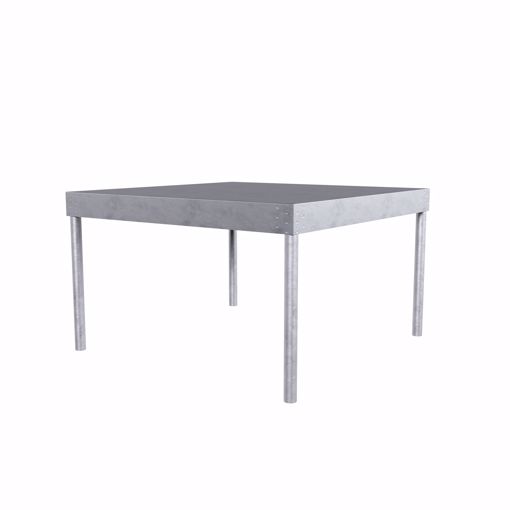 30IN SQUARE X 18IN HIGH GALVANIZED WATER HEATER STAND
