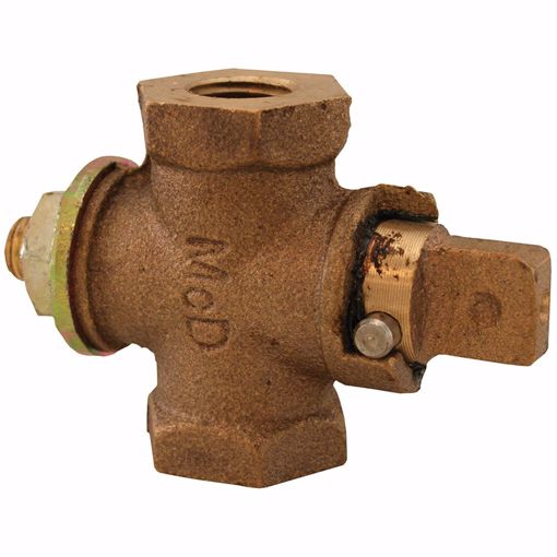 1" Gas Shut-Off Valve, Tee Head