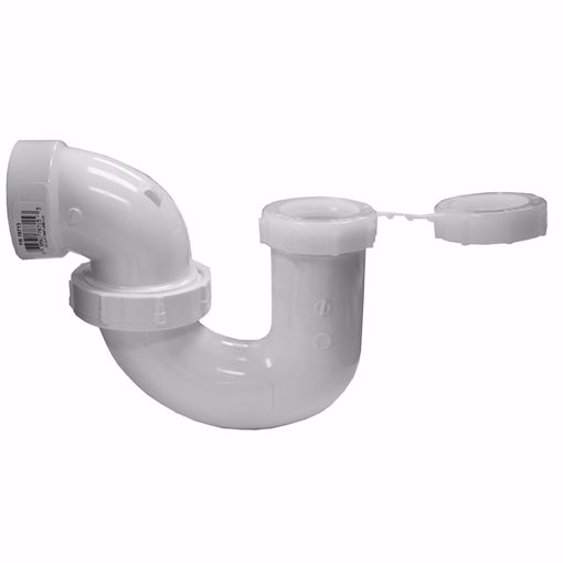 1-1/2" Sch. 40 PVC L.A. Pattern P-Trap with Union